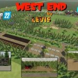 FS22 WEST END 64XBY LEVIS v1.0.0.4 - FS 22 Maps Mod Download
