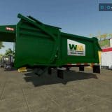 FS22 AJ Deere T680 Gerbage beds v1.0 - FS 22 Trailers Mod Download