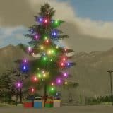 FS22 Christmas Trees Pack v1.0.1 - FS 22 Objects Mod Download