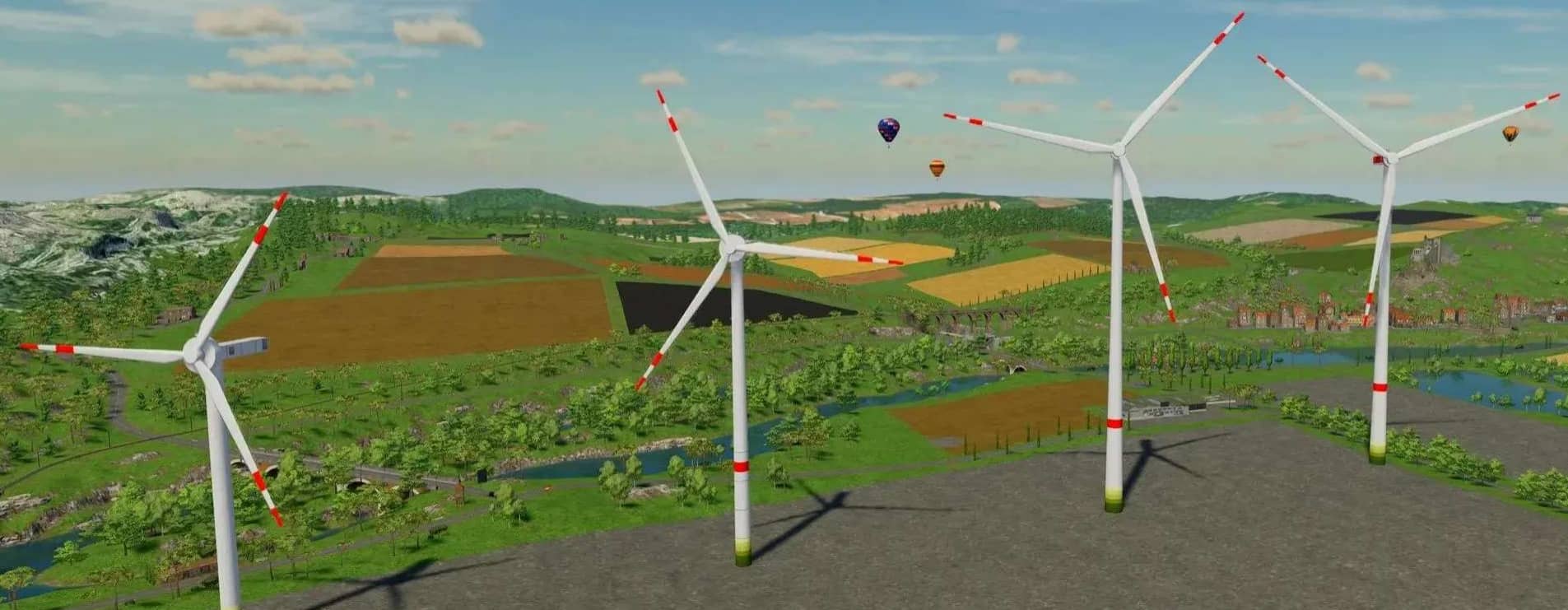 FS22 Enercon E-Nacelle Windturbines v1.1 - FS 22 Objects Mod Download