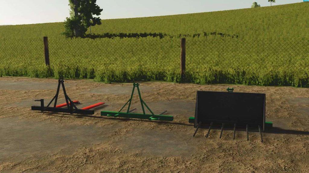 FS22 Hayfork Pack v1.0 - FS 22 Implements & Tools Mod Download