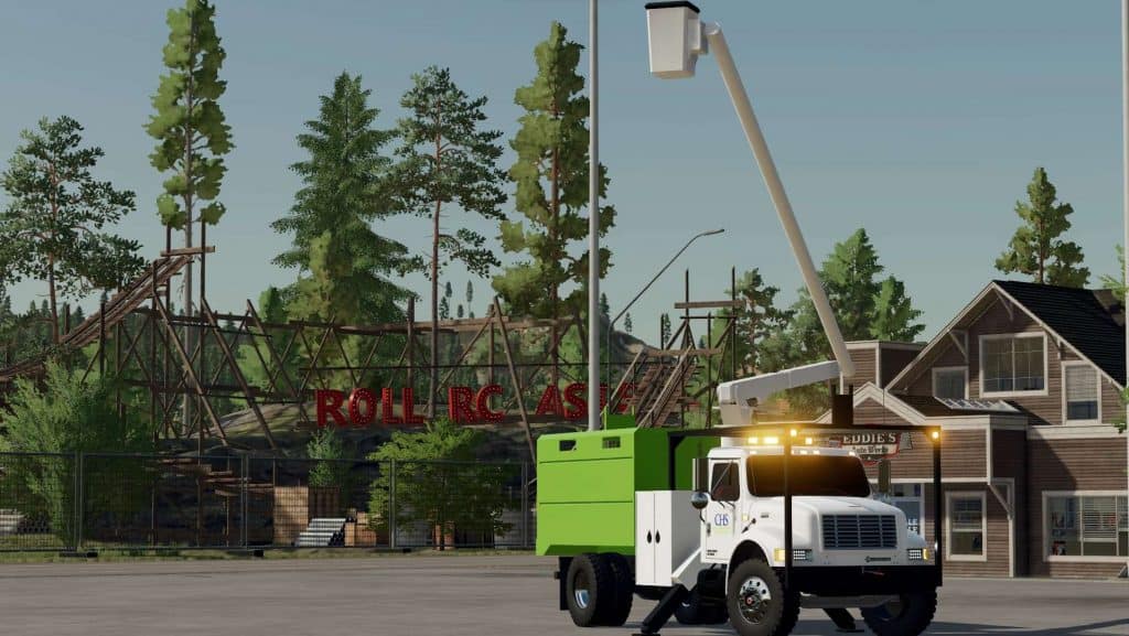 FS22 International 4900 Bucket Winch CHS v1.0 - FS 22 Trucks Mod Download