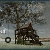 FS22 Oak Tree House v1.0 - FS 22 Objects Mod Download
