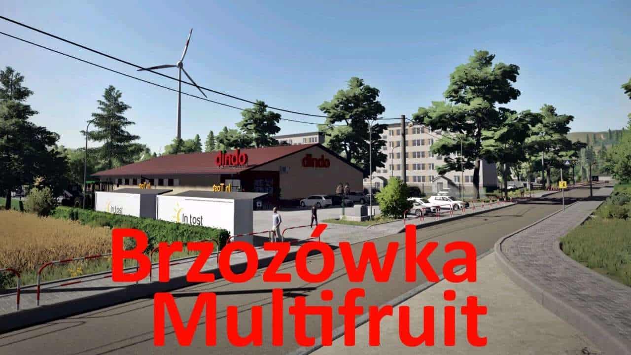 FS22 Brzozówka MultiFruit v1.0 - FS 22 Maps Mod Download