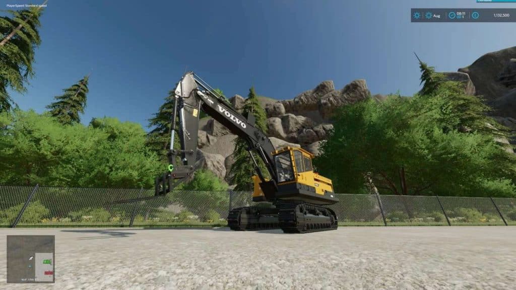 FS22 Excavator forks v1.0 - FS 22 Forklifts / Excavators Mod Download