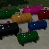 FS22 Fuel Tank Pack v1.1 - FS 22 Objects Mod Download