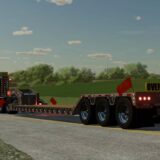FS22 Globe 50 ton lowboy v1.0 - FS 22 Trailers Mod Download