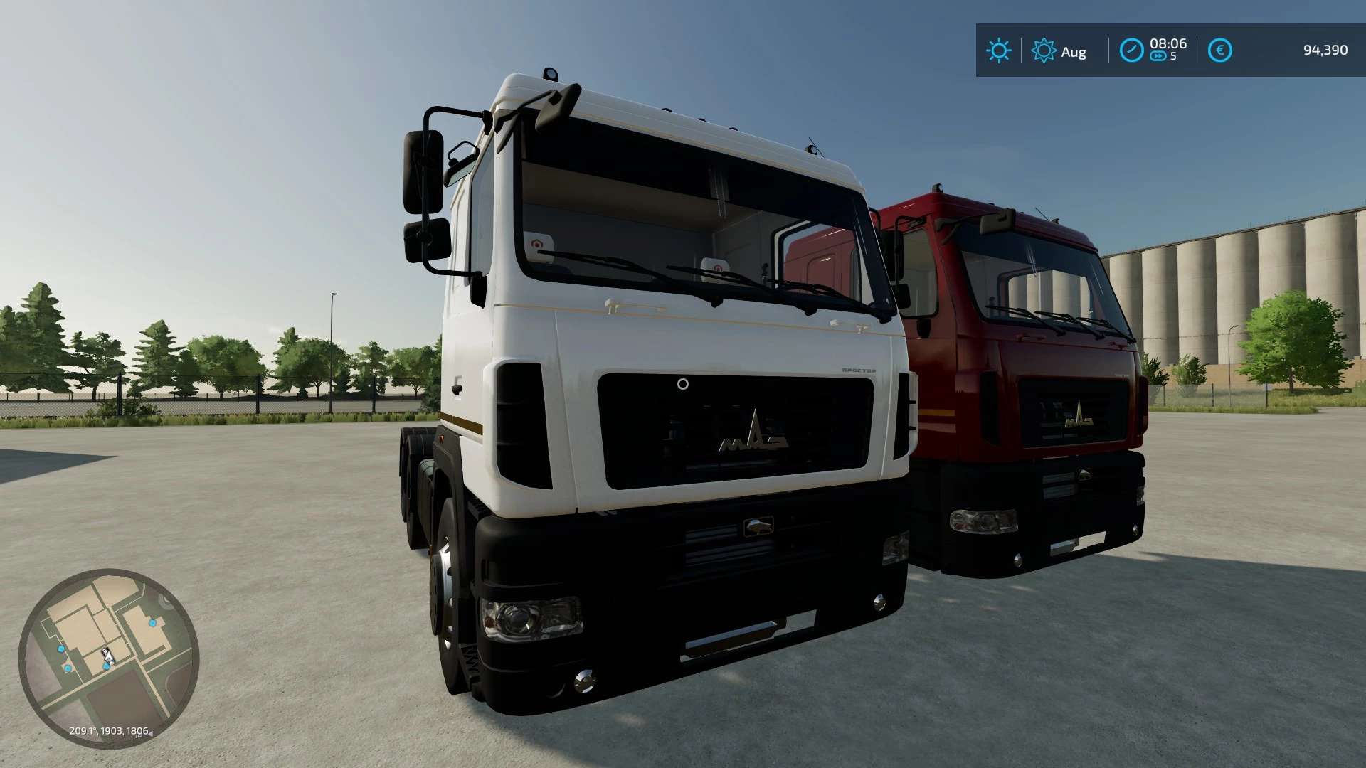 FS22 MAZ 6430Е8/5440С5 v1.0 - FS 22 Trucks Mod Download