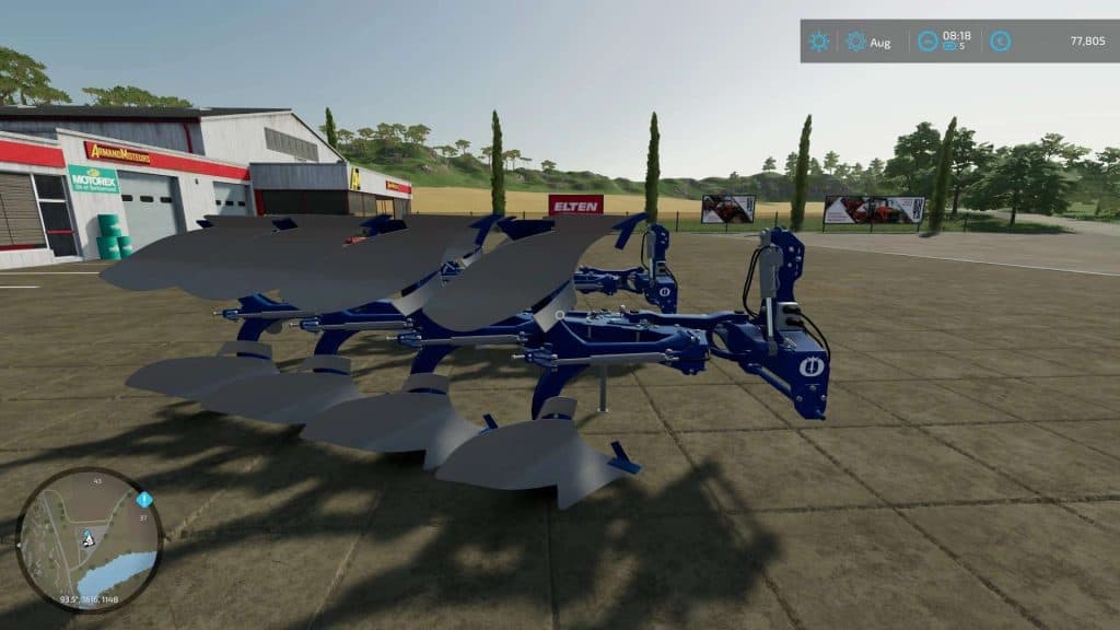 OVERUM PLOWS PACK v1.0 (2) - Farming simulator 19 / 17 / 15 Mod