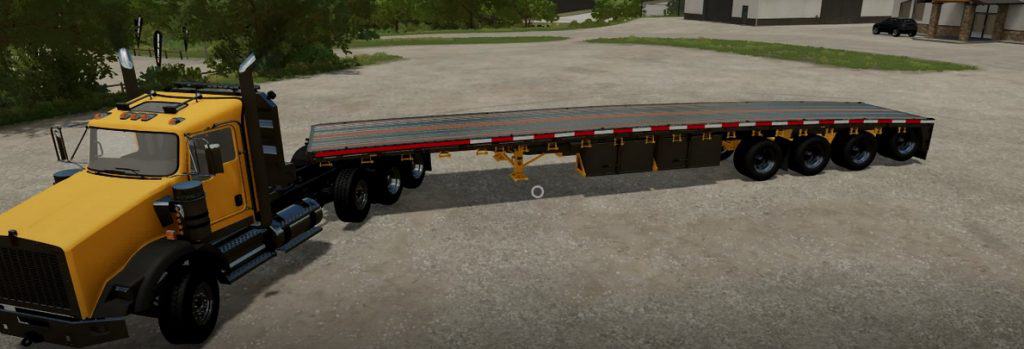 Reitnour Flatbed v1 (1) - Farming simulator 19 / 17 / 15 Mod