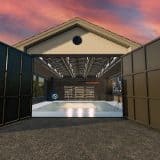 FS22 Workshop Showroom V1.0 - FS 22 Objects Mod Download