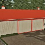 FS22 American Garage With Workshop v1.0 - FS 22 Objects Mod Download