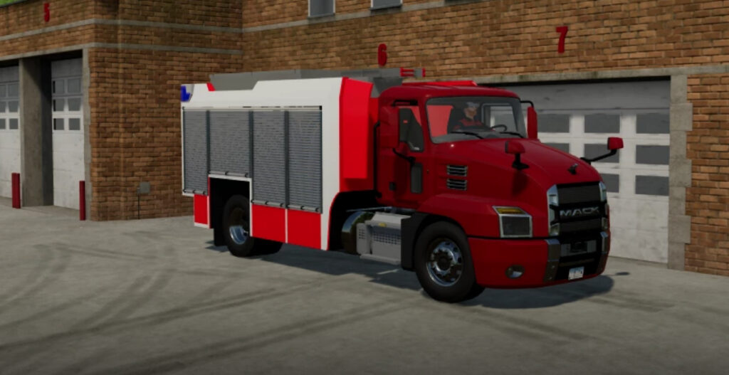 Anthem Fire Truck BETA (3) - Farming simulator 19 / 17 / 15 Mod