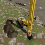 FS22 Drilling Rig Liebherr LB28 V1.0 - FS 22 Forklifts / Excavators Mod ...