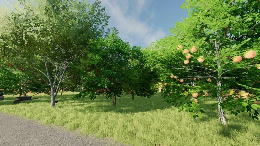 Fruit Orchard v2.0 (2) - Farming simulator 19 / 17 / 15 Mod