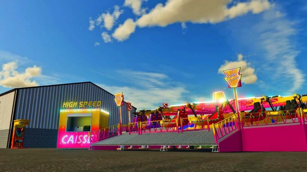 FS22 High Speed Forain v1.0 - FS 22 Trailers Mod Download