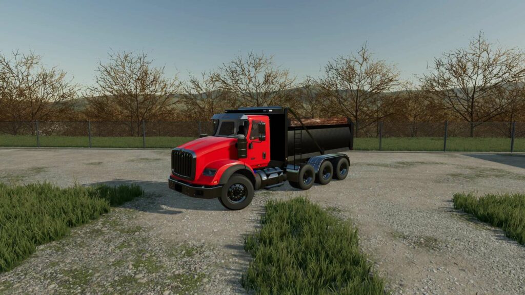 FS22 International HX620 Dump Truck v1.0 - FS 22 Trucks Mod Download