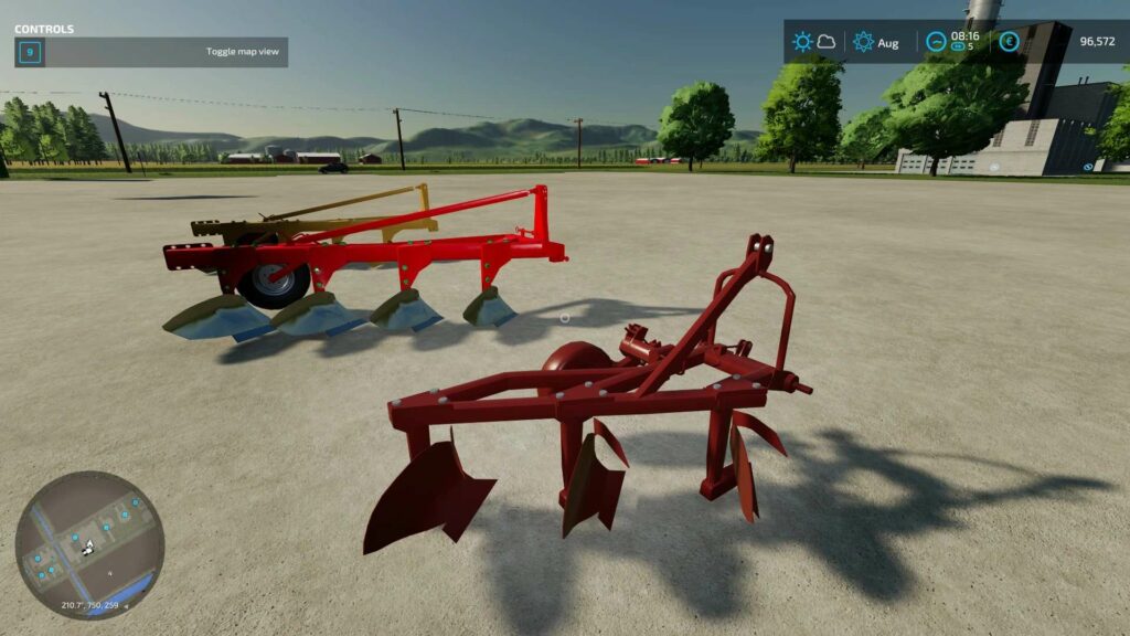 Pack plows Unia v1 (1) - Farming simulator 19 / 17 / 15 Mod