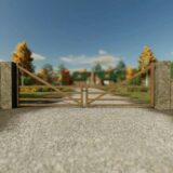 FS22 Ranch Gate v1.0 - FS 22 Objects Mod Download