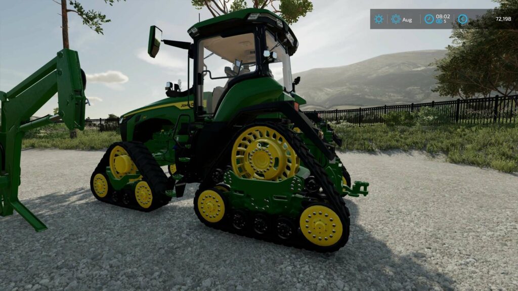 FS22 John Deere 8RX loader edit v1 (5) - Farming simulator 19 / 17 / 15 Mod