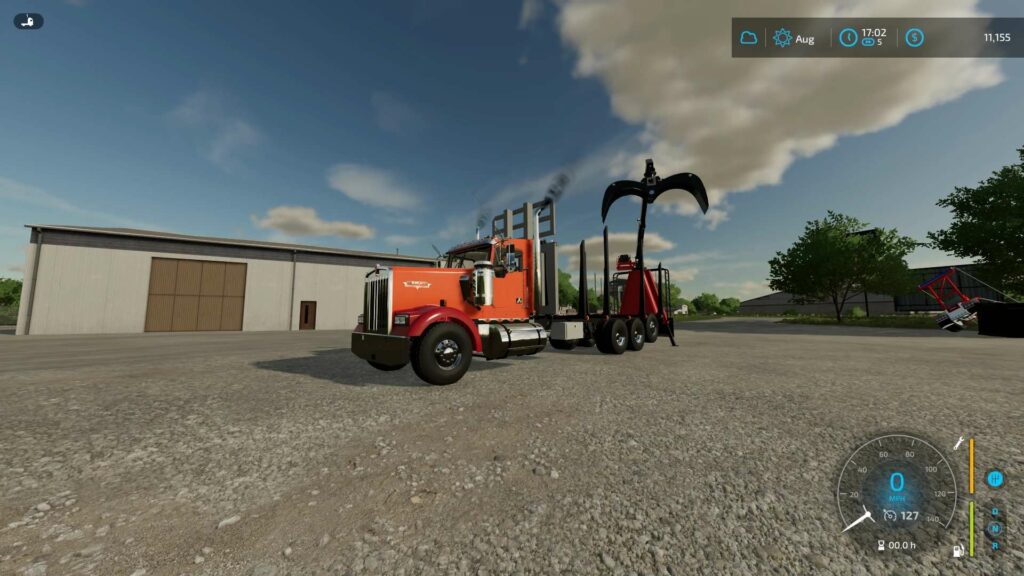 FS22 Kenworth w900 log truck V1 (5) - Farming simulator 19 / 17 / 15 Mod