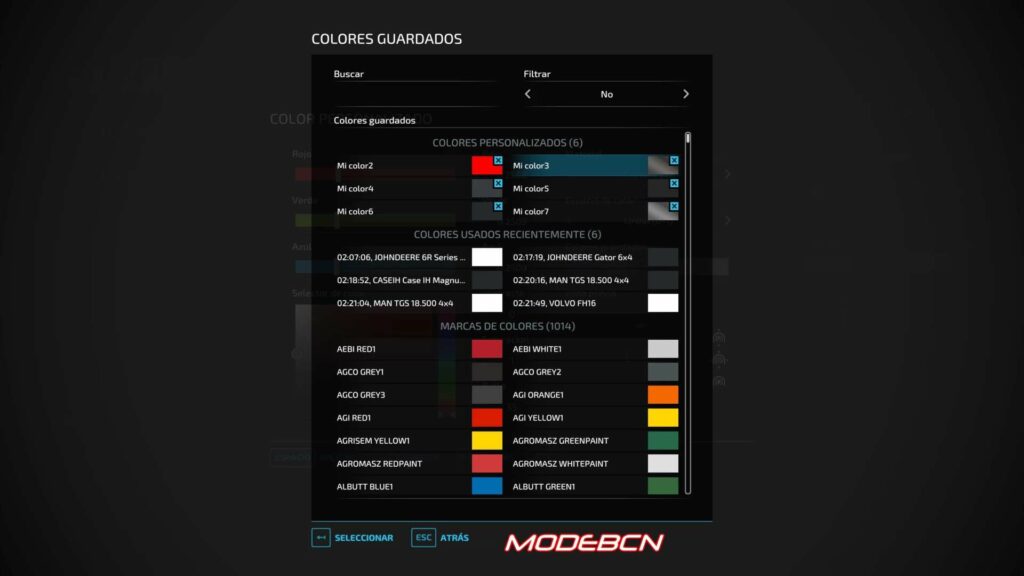 FS22 Color Configurator ESPANOL v1.5 (10) - Farming simulator 19 / 17 ...