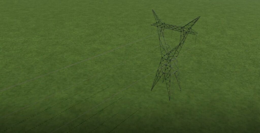 FS22 Electric pylon v1.0 - FS 22 Prefab Mod Download