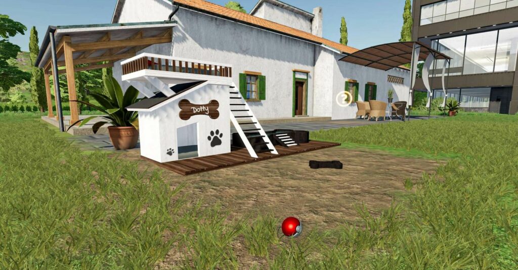 FS22 Fancy Dog House V1.1 - FS 22 Objects Mod Download