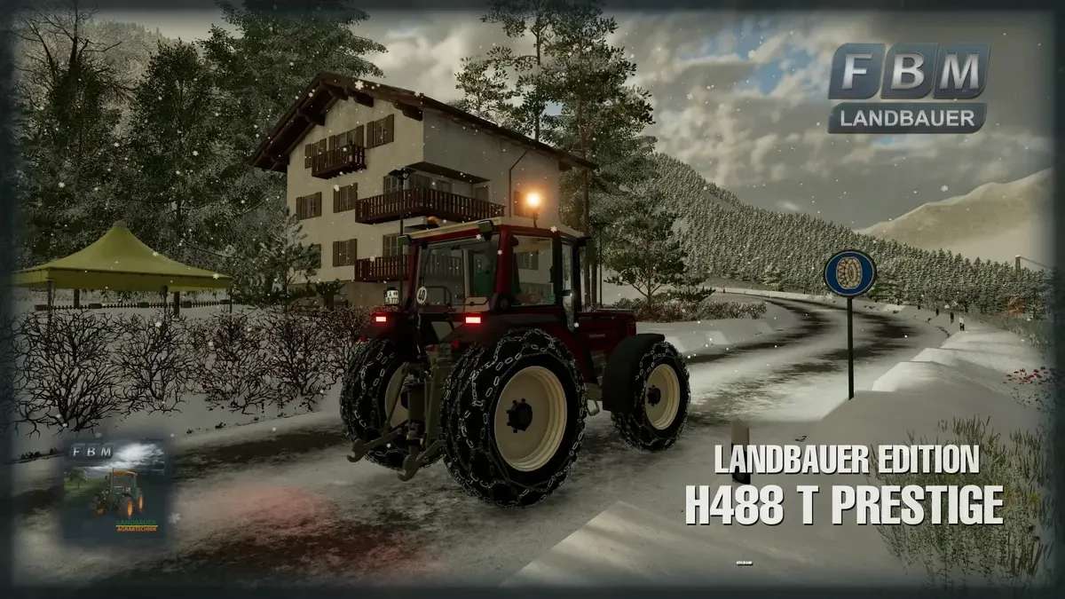 FS22 Hürlimann H488 LE v1.0 - FS 22 Tractors Mod Download