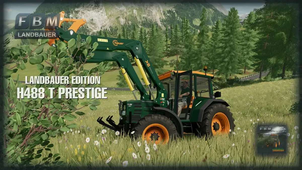 FS22 Hürlimann H488 LE v1.0 - FS 22 Tractors Mod Download