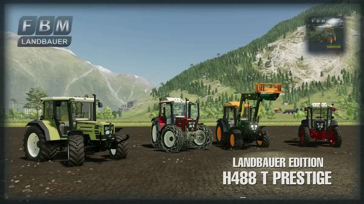 FS22 Hürlimann H488 LE v1.0 - FS 22 Tractors Mod Download