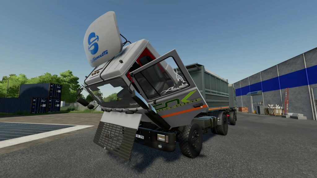 FS22 MAZ-5551A2 with interactive control v1.0 - FS 22 Trucks Mod Download