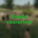 FS22 People characters v1.0 - FS 22 Objects Mod Download