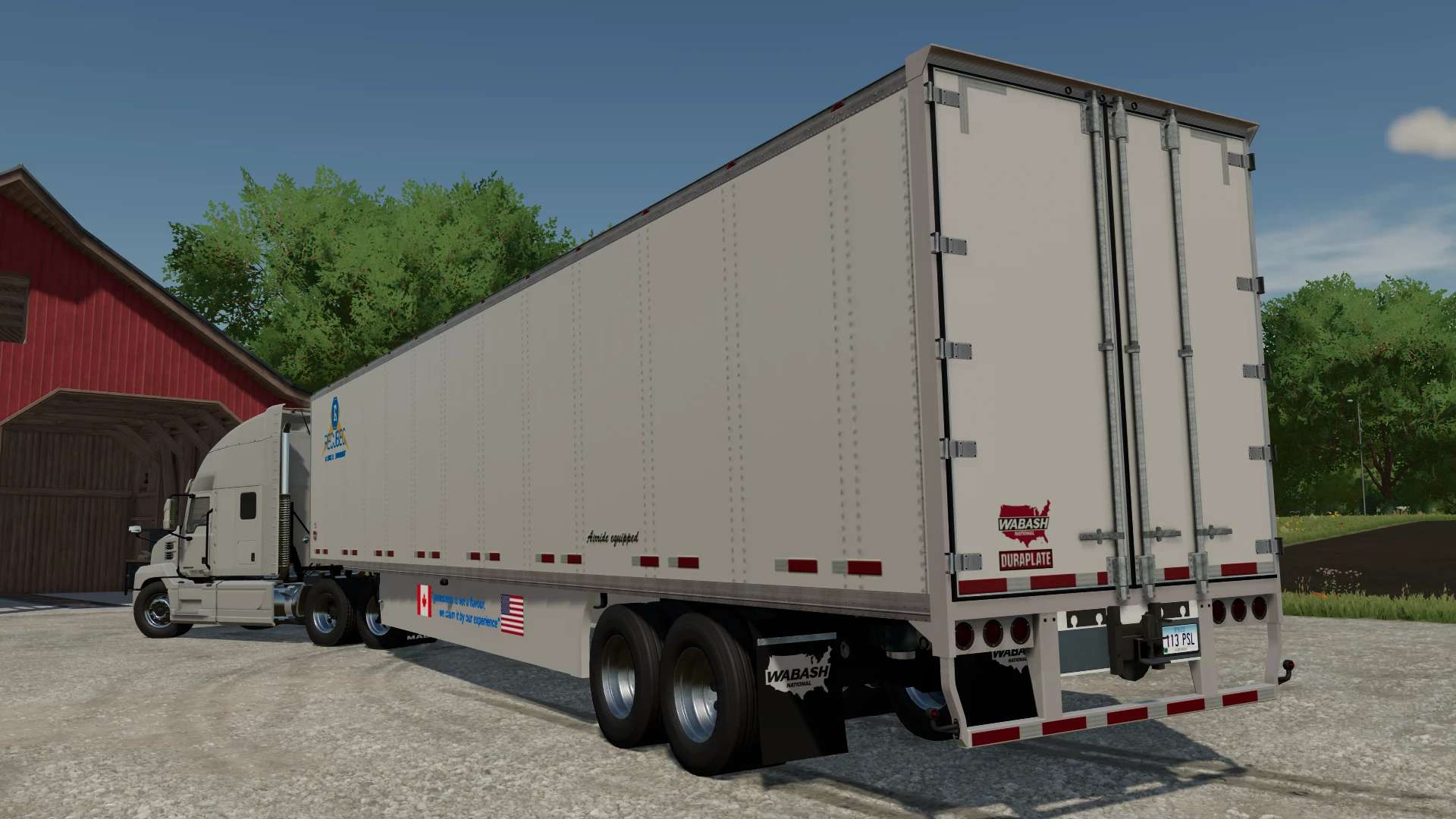 FS22 Wabash 53ft Dry Van v1.0.0.1 - FS 22 Trailers Mod Download
