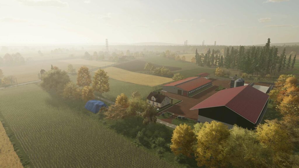 FS22 Wrzosy Map v1.0 (1) - Farming simulator 19 / 17 / 15 Mod
