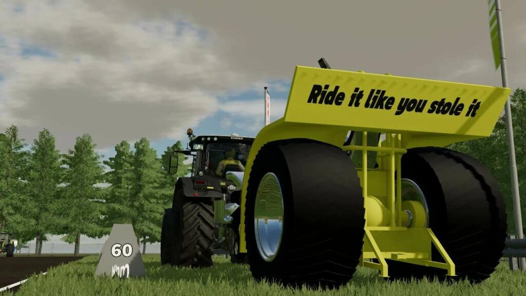 FS22 Yellow Thunder Pulling Tractor v1.0 (1) - Farming simulator 19 ...