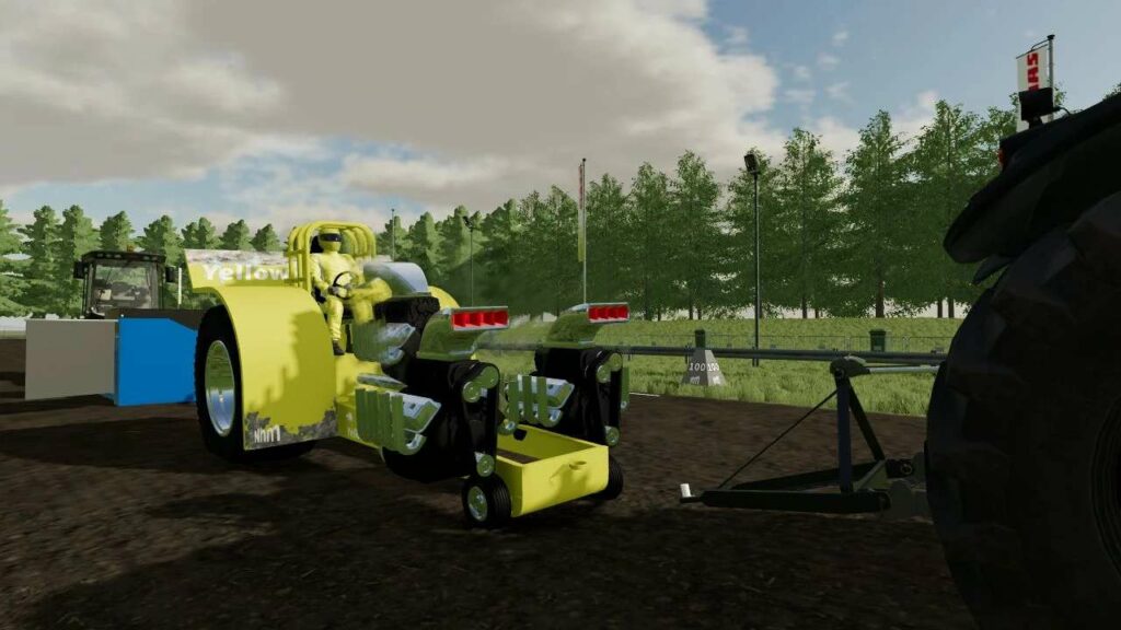 FS22 Yellow Thunder Pulling Tractor v1.0 (2) - Farming simulator 19 ...