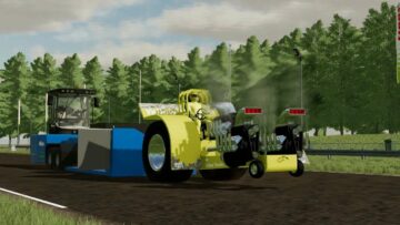FS22 Yellow Thunder Pulling Tractor v1.0 (6) - Farming simulator 19 ...