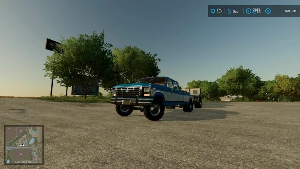 FS22 1986 Ford F350 6.9 (Non coldstart) v1 (2) - Farming simulator 19 ...