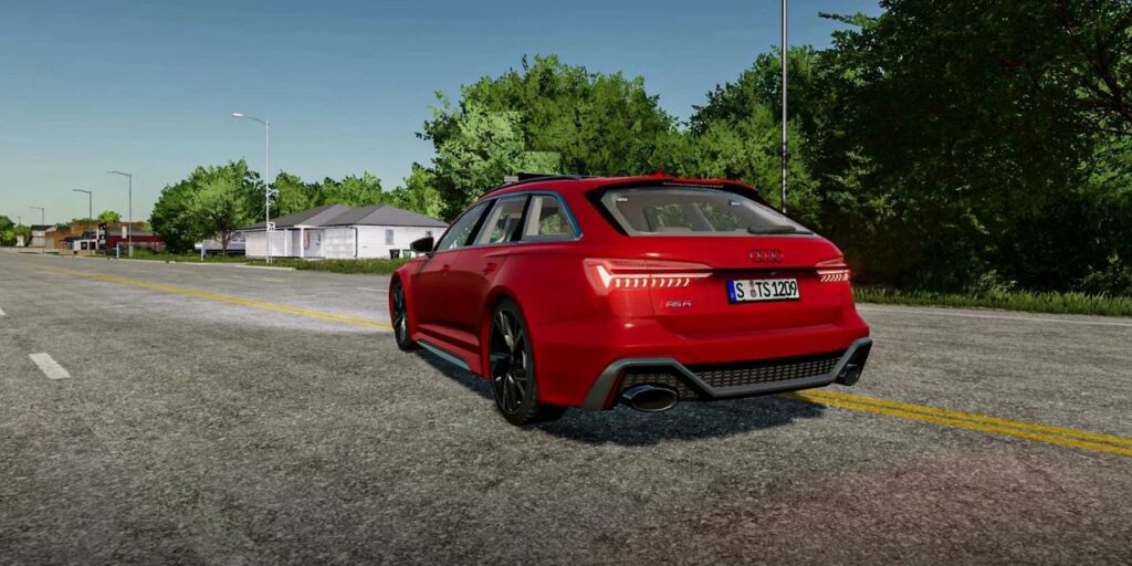 FS22 Audi RS6 v1.1 - FS 22 Cars Mod Download