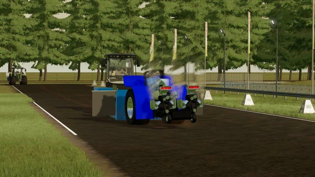 FS22 Blue Modified Pulling Tractor v1 (2) - Farming simulator 19 / 17 ...