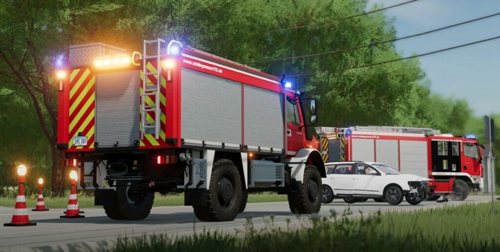 FS22 Emergency Pack v1 (5) - Farming simulator 19 / 17 / 15 Mod