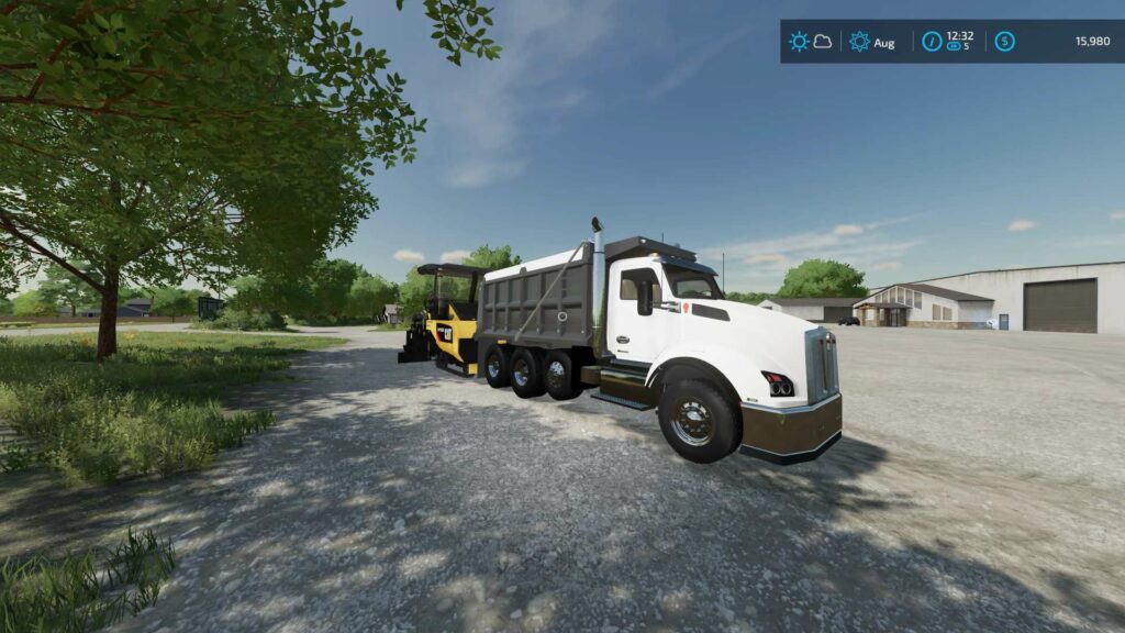 FS22 FS22 CAT AP1055F Paver fix V1 (1) - Farming simulator 19 / 17 / 15 Mod
