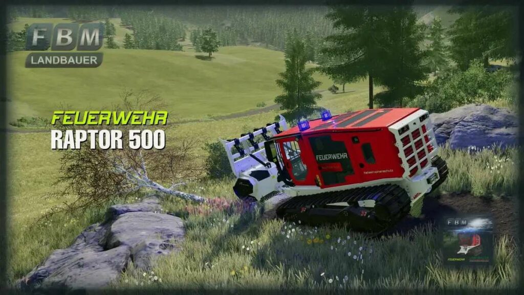 FS22 Feuerwehr RAPTOR 500 v1 (5) - Farming simulator 19 / 17 / 15 Mod