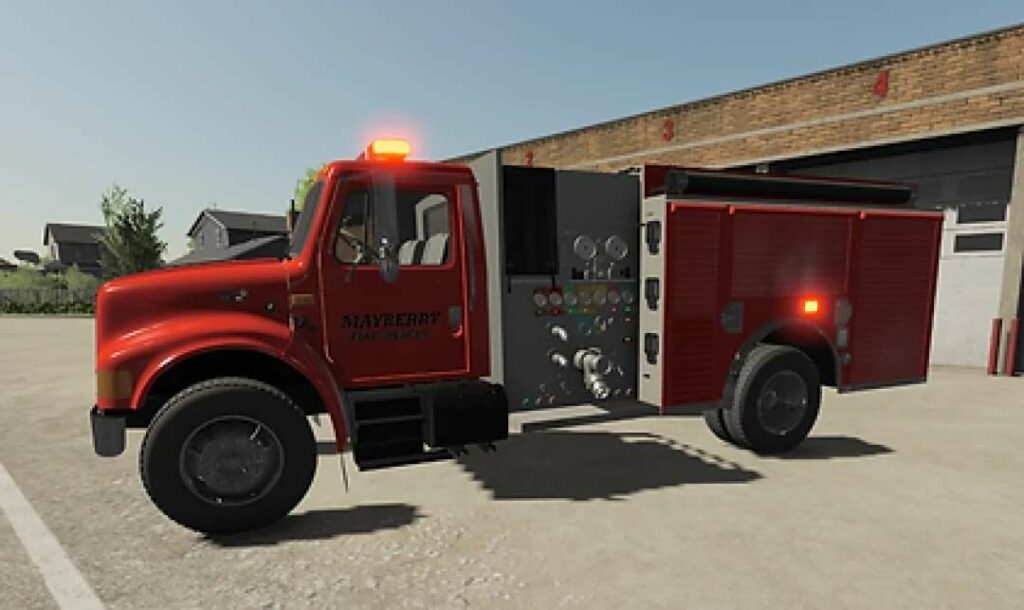 FS22 Fire Truck v1.0 - FS 22 Trucks Mod Download