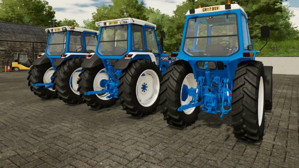 FS22 Ford 7710 4cyl Pack v1 (4) - Farming simulator 19 / 17 / 15 Mod