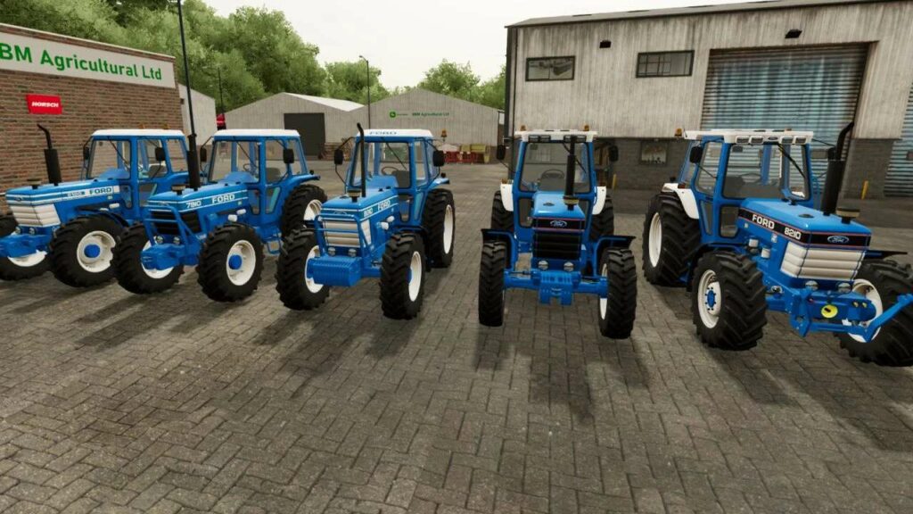 FS22 Ford 8210 6cyl Pack v1.1 - FS 22 Tractors Mod Download