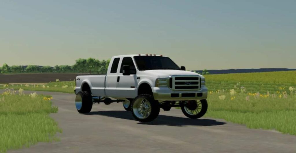 FS22 Ford F350 6.0 PowerStroke v1 (2) - Farming simulator 19 / 17 / 15 Mod