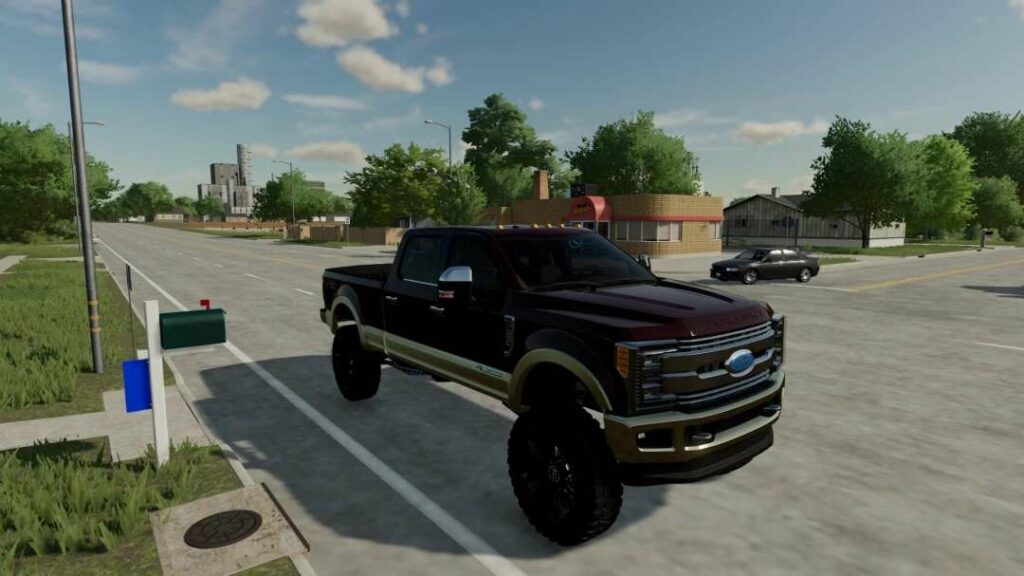 FS22 Ford F350 Anylevel v1 (1) - Farming simulator 19 / 17 / 15 Mod