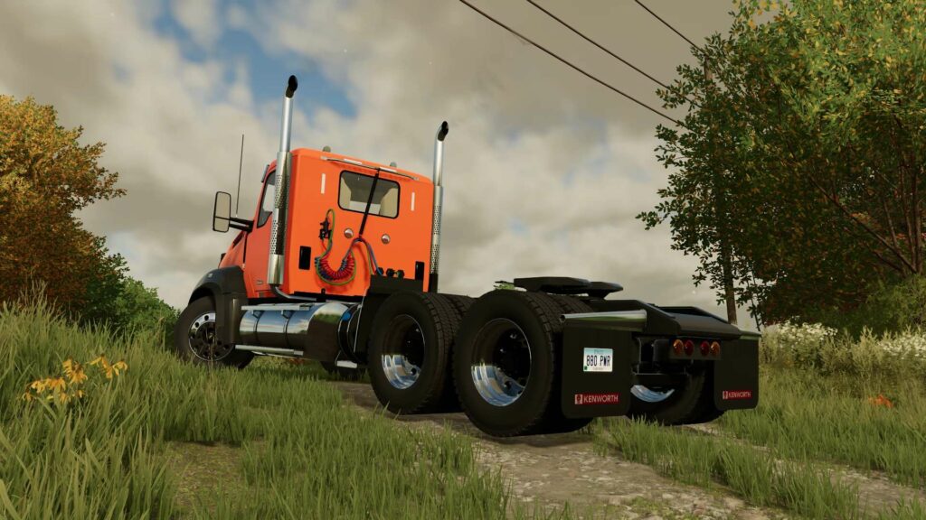 FS22 Kenworth T880 v1.0.0 (5) - Farming simulator 19 / 17 / 15 Mod